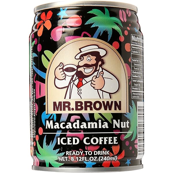 Mr Brown Iced Coffee Hazelnut Macadamia Flavor 240ml / Mr Brown Iced C – Le Pro 1600