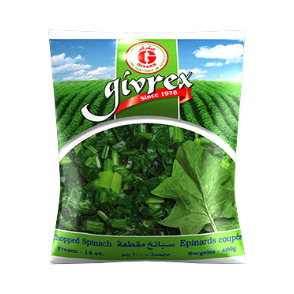 Frozen chopped spinach - 400g – Le Pro 1600