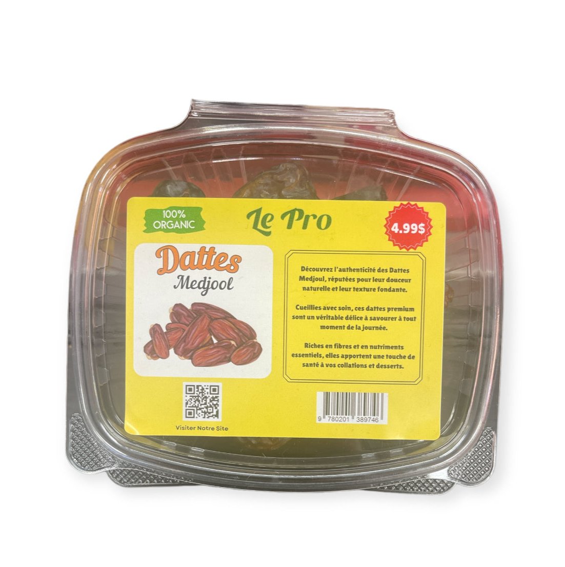 Dattes Medjool – 350 g – Le Pro 1600