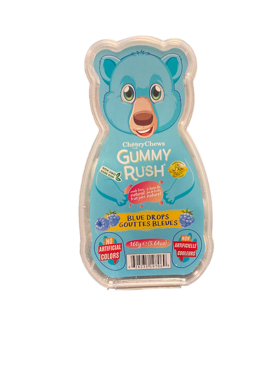 Gummy Rush Blue Drops 160g / Gummy Rush Blue Drops 160g – Le Pro 1600