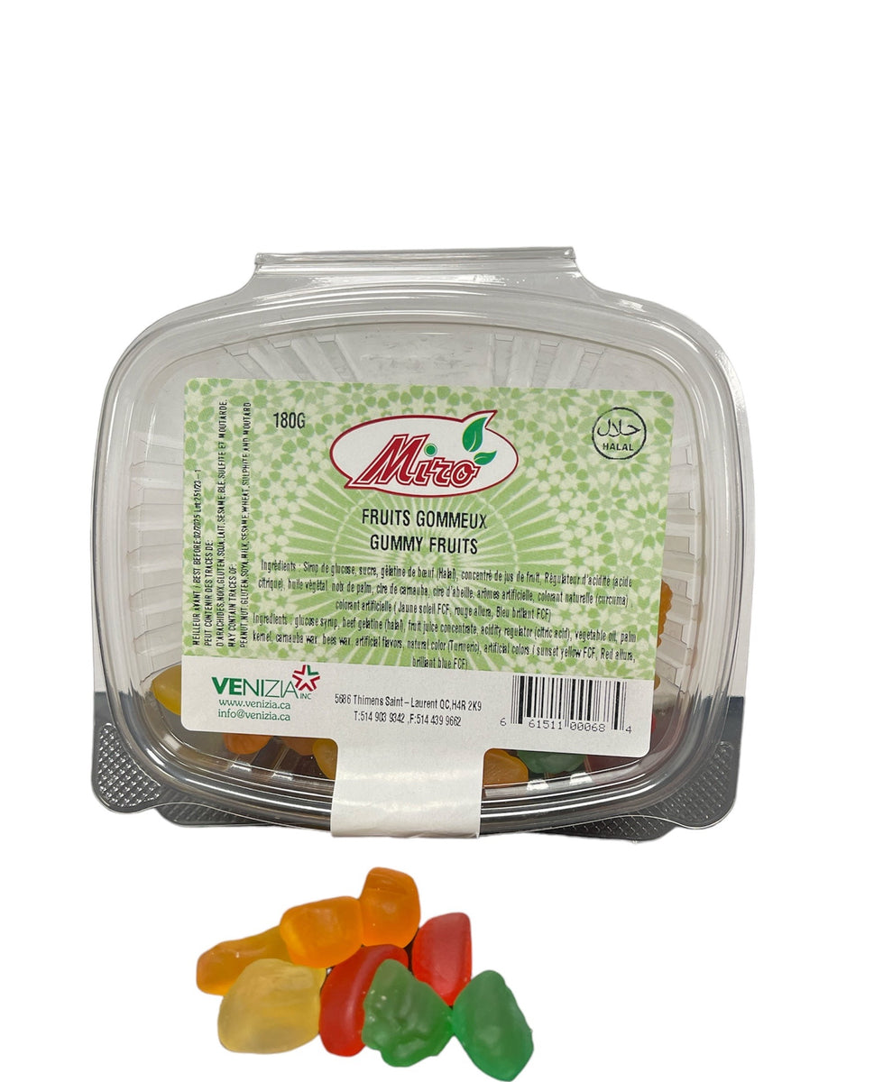 Miro Fruits Gommeux 180g – Le Pro 1600