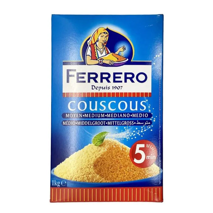 Ferrero Couscous Medium 1kg / Ferrero Medium Couscous 1kg – Le Pro 1600