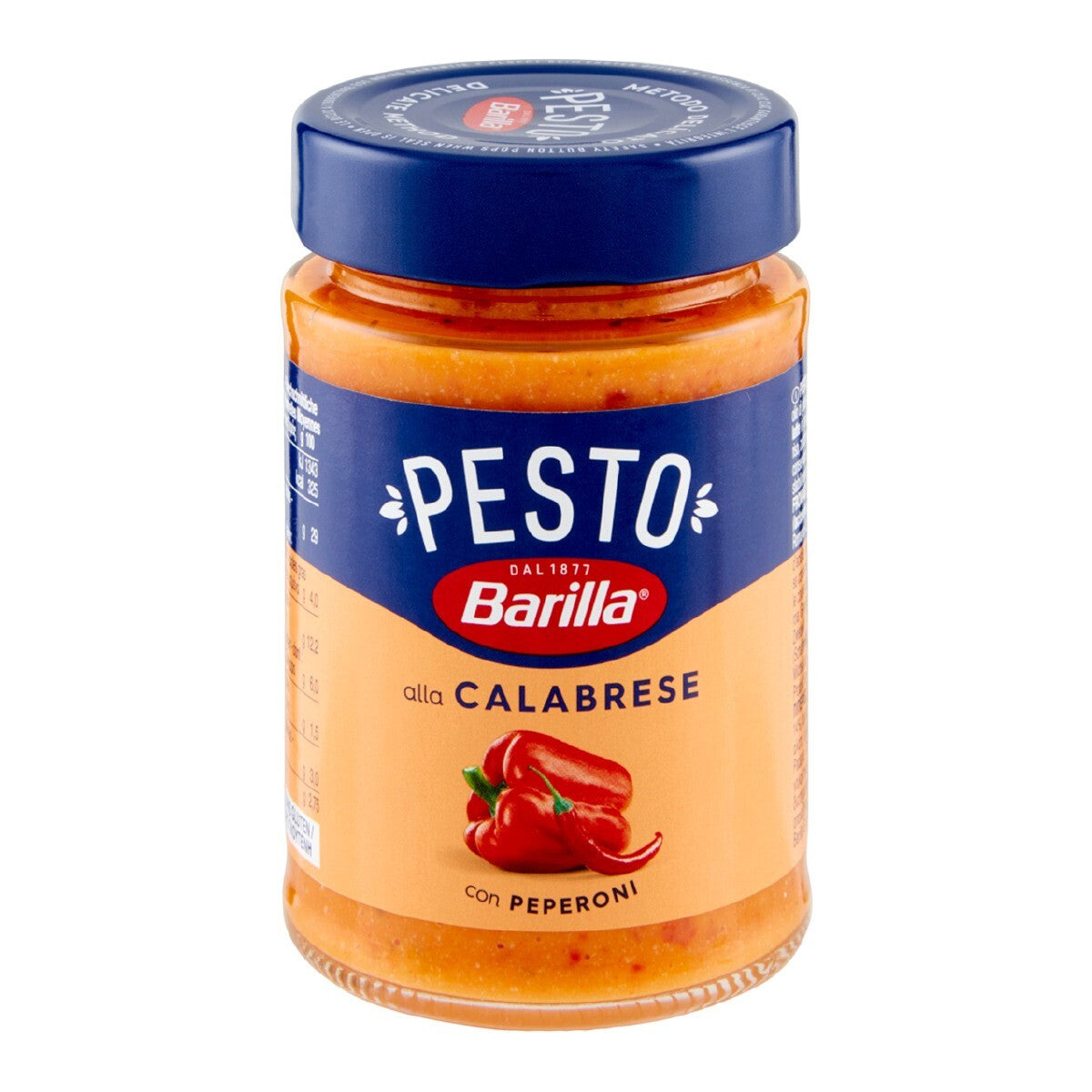 Pesto Calabraise aux Poivrons 190g | Barilla | Sauce Pesto d'Italie ...